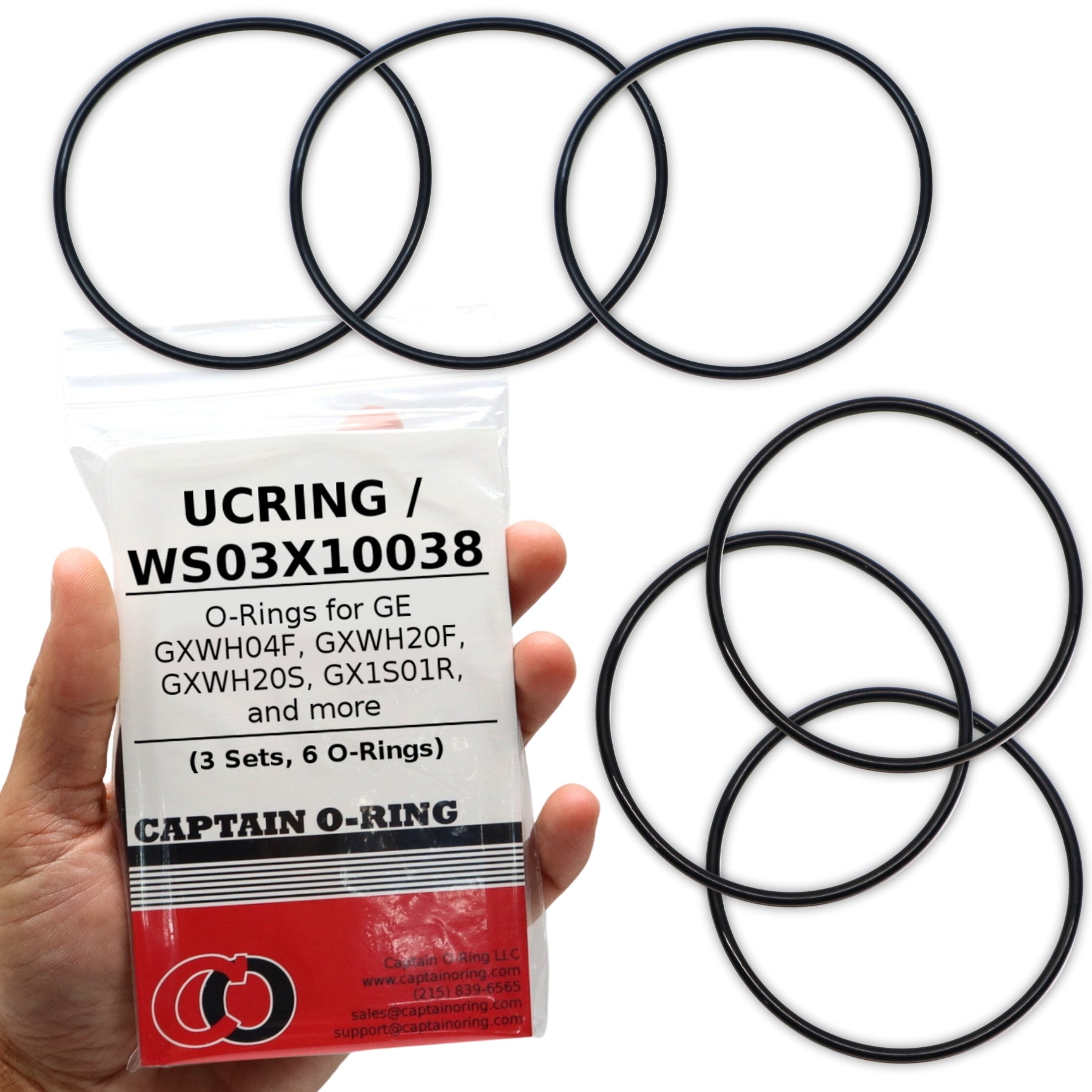Captain O-Ring – Replacement UCRING / WS03X10038 O-Rings for GE GXWH20F ...